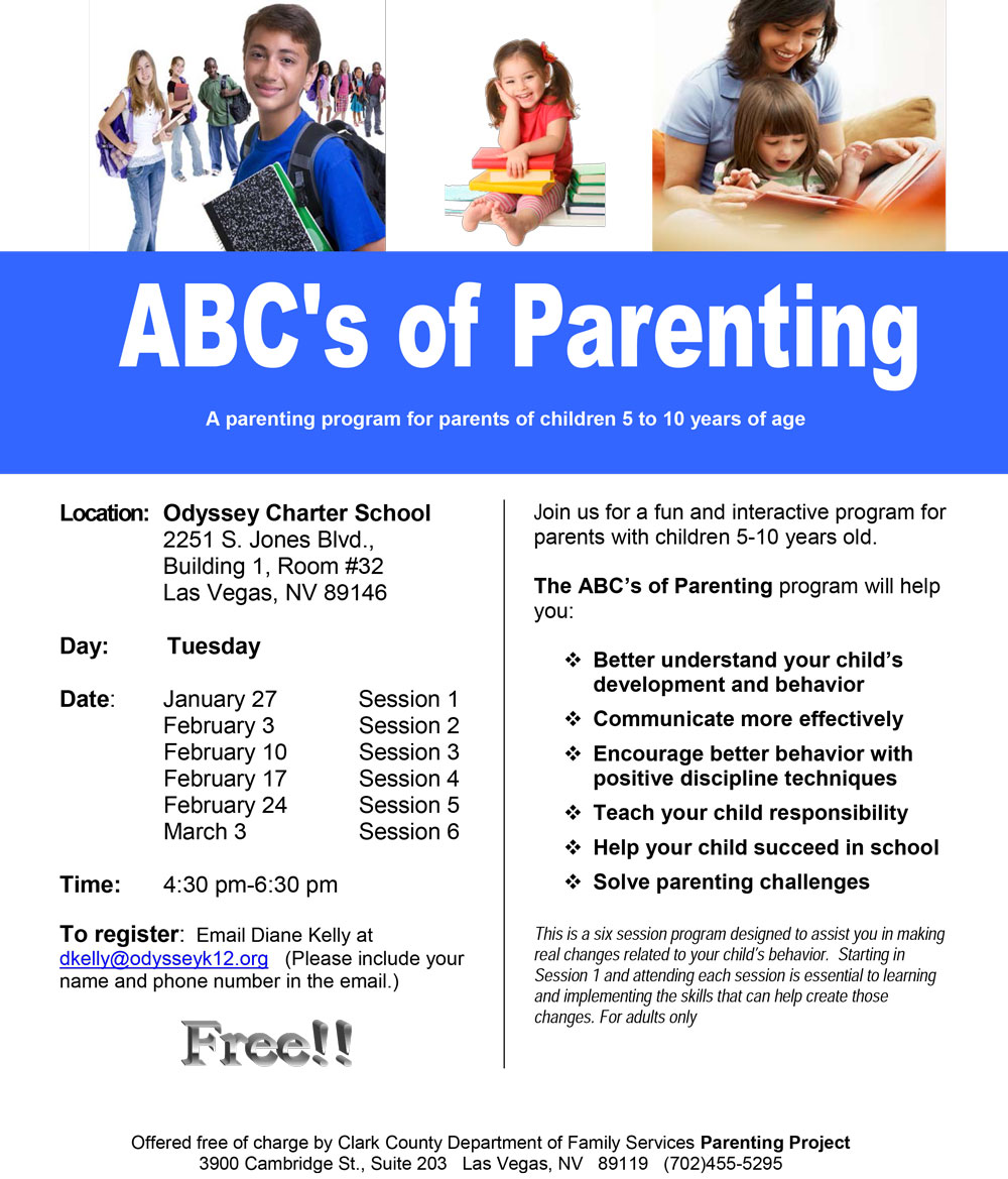 ABC’s of Parenting – Odyssey Charter Schools of Nevada