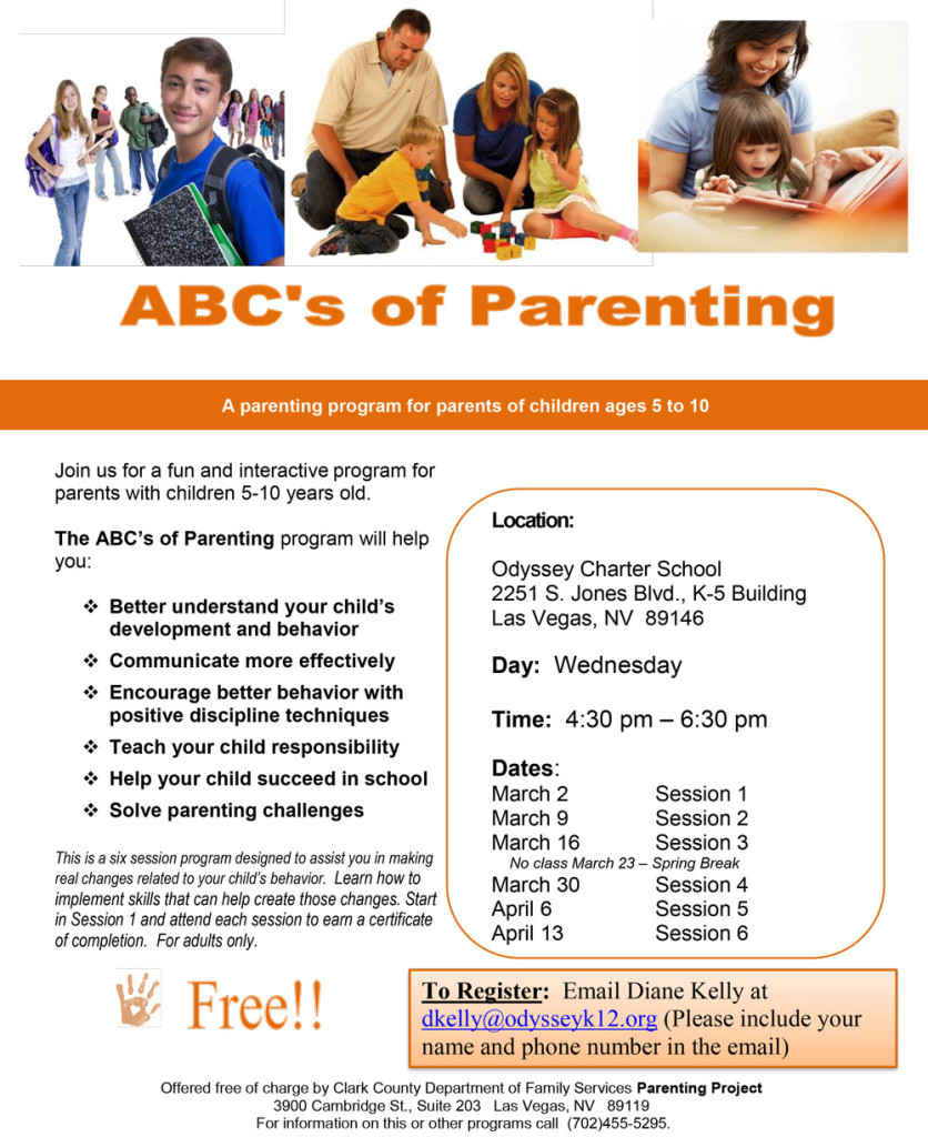 ABC’s of Parenting – Odyssey Charter Schools of Nevada