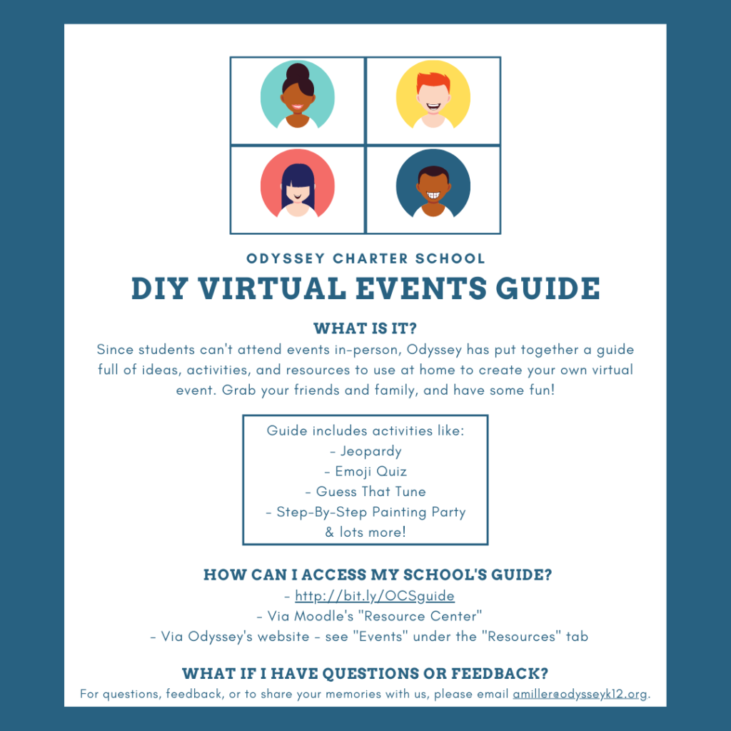 DIY Virtual Events Guide – Odyssey Charter Schools of Nevada