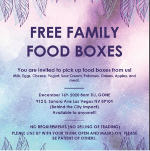 Free Family Food Boxes – Odyssey Charter Schools of Nevada