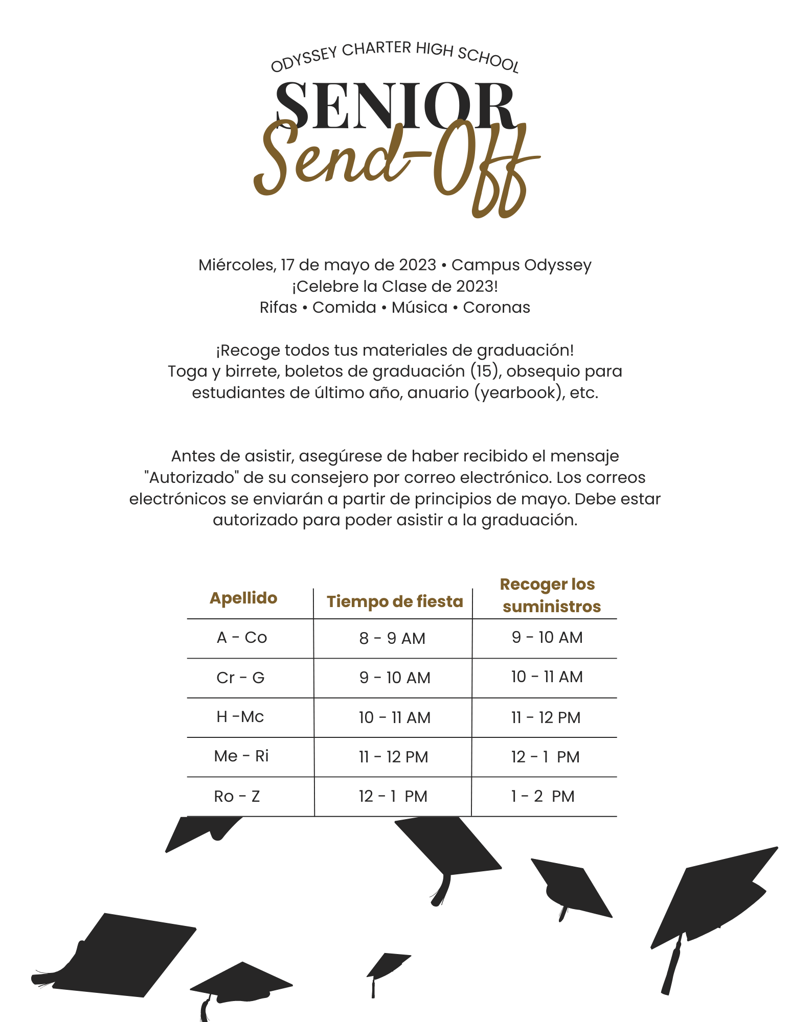 Senior Send-Off – Odyssey Charter Schools of Nevada