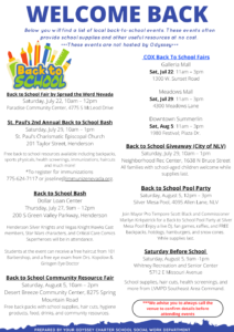Back 2 School – Odyssey Charter Schools of Nevada