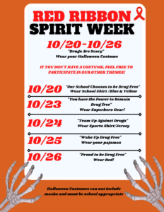 Red Ribbon Spirit Week – Odyssey Charter Schools of Nevada